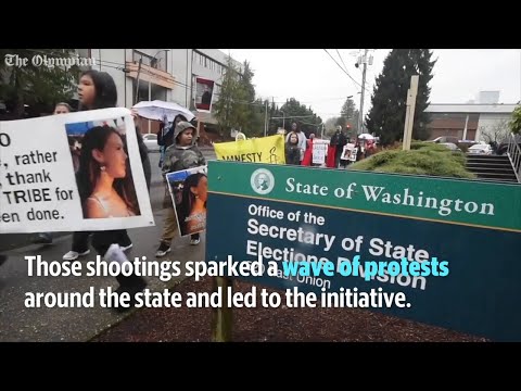 Washington state initiative would change law on police use of deadly force