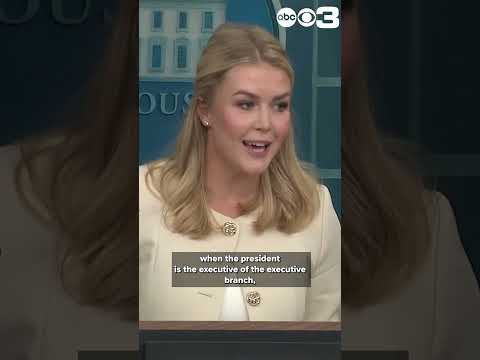 Karoline Leavitt, "how does a president define a bad judge?"