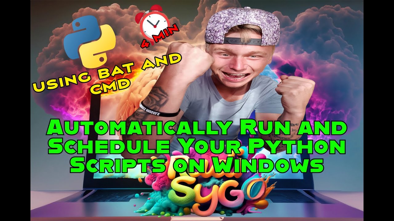 Learning Python To Run Python Scripts Automatically using BAT and CMD