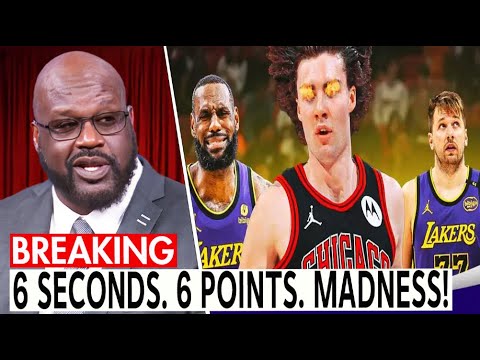 Josh Giddey’s insane half-court buzzer-beater stuns Los Angeles Lakers! Bulls destroy NBA history!