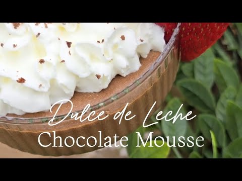 Dulce de Leche Chocolate Mousse Recipe #chocolatemousse #dessert #easyrecipe #ronigonzalez #fyp