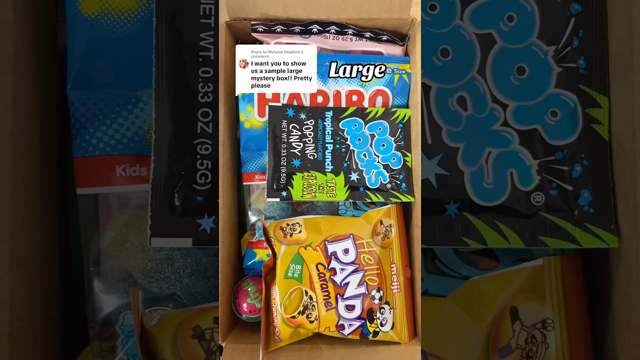 Candy Mystery Box Examples - Small Medium and Large! #candy #mysterybox #orderpackinv