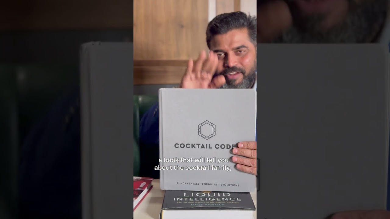 A 3 cocktail books that everyone should Read.#book #bar #drinks