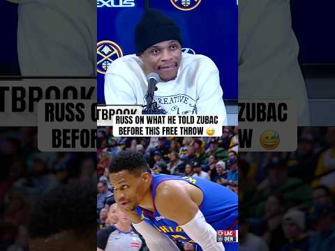 Russ did everything he told Zubac he would do 😂