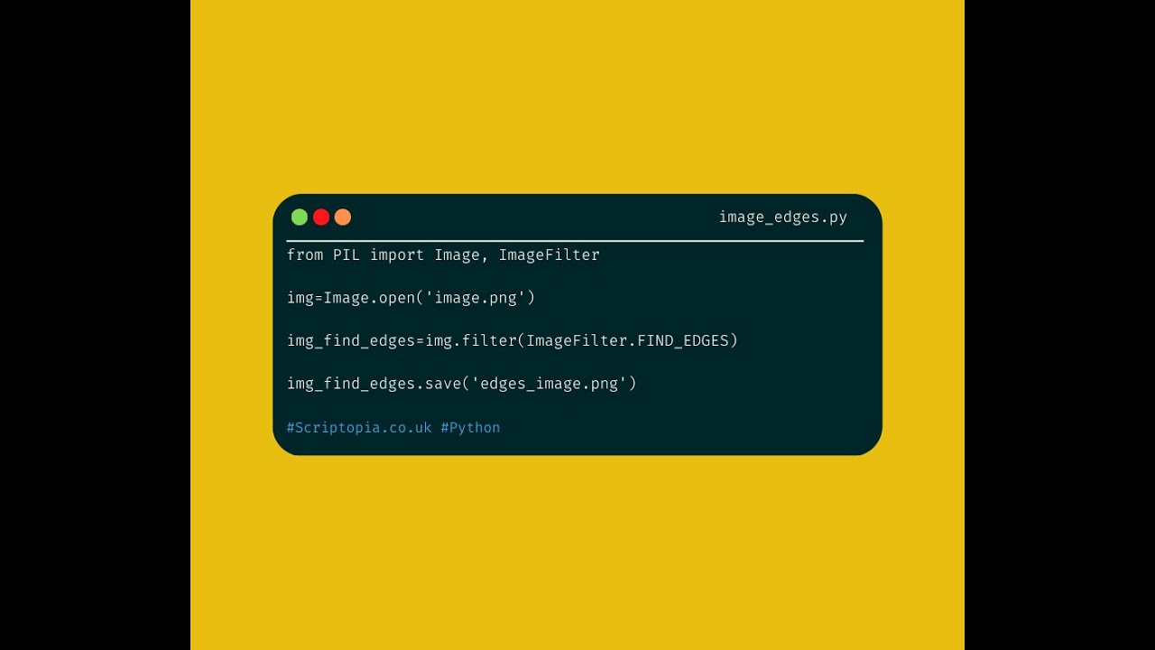 Python PIL - Find edges in Image