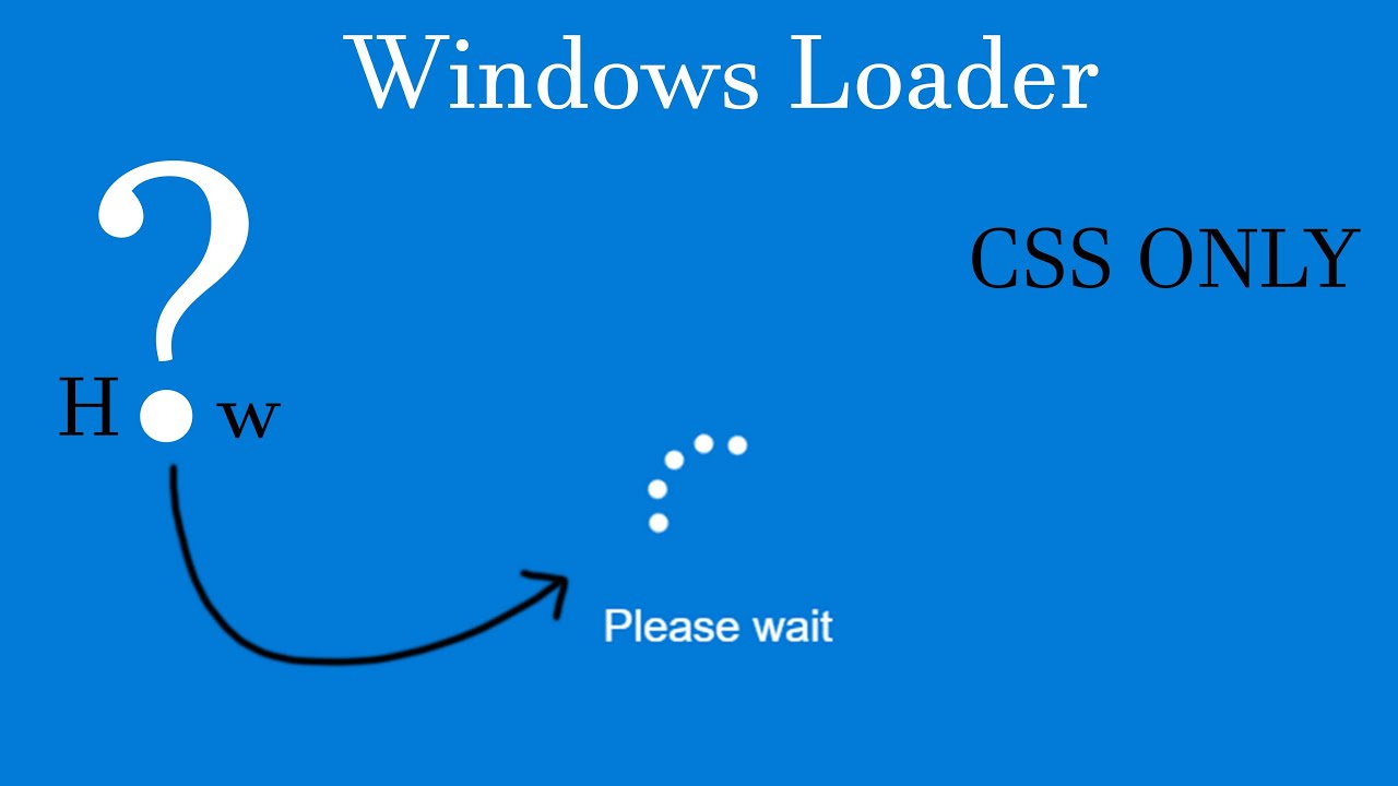 Windows Preloader using HTML  & CSS  @royaltutorials354
