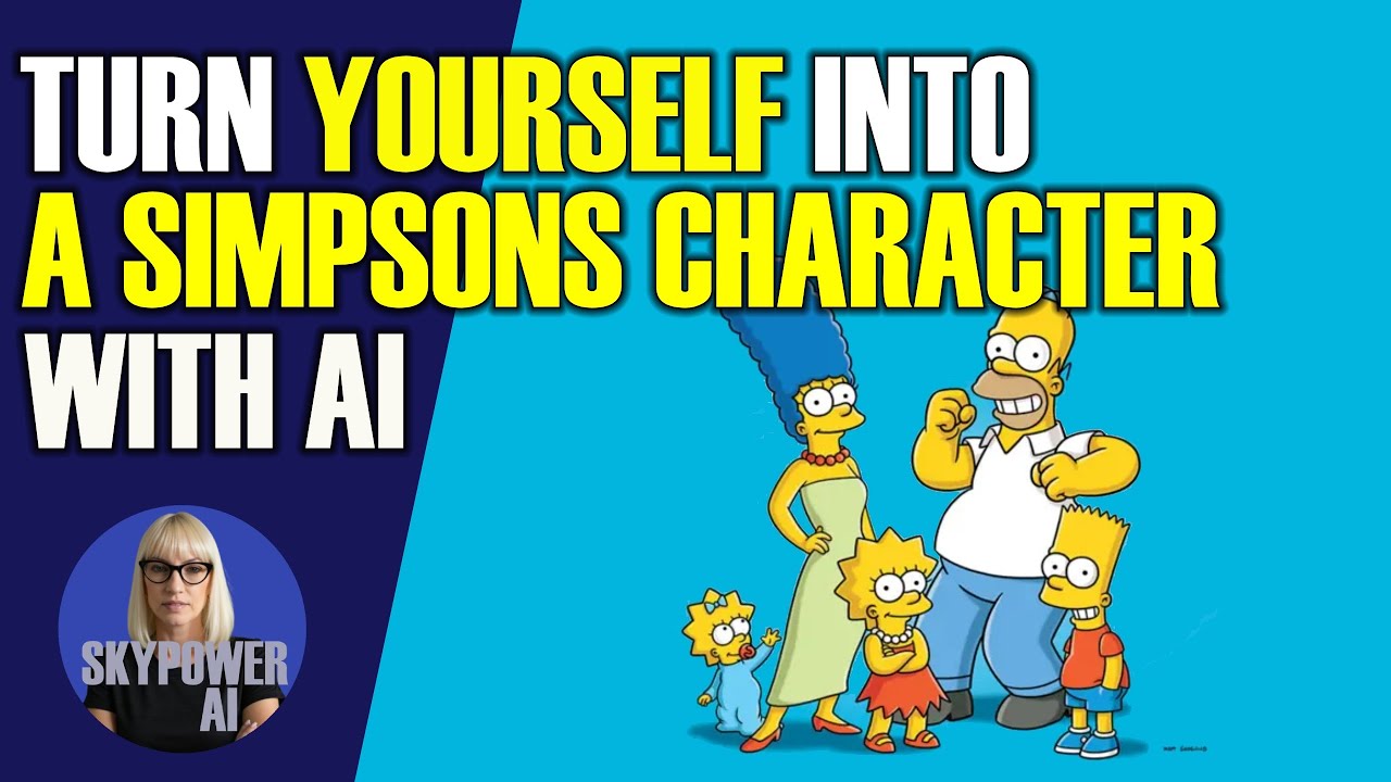 Turn Yourself Into  A Simpsons Character With AI