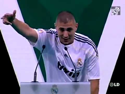 KARIM BENZEMA SAYING HALA MADRID WITH CROWD 1 2 3 HALAMADRID