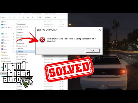 How to Fix GTA 5 (Play With Rockstar Games Launcher) Error message | GTA V Launcher Error