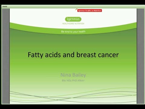 The AA:EPA ratio: modulating breast cancer risk with Dr Nina Bailey