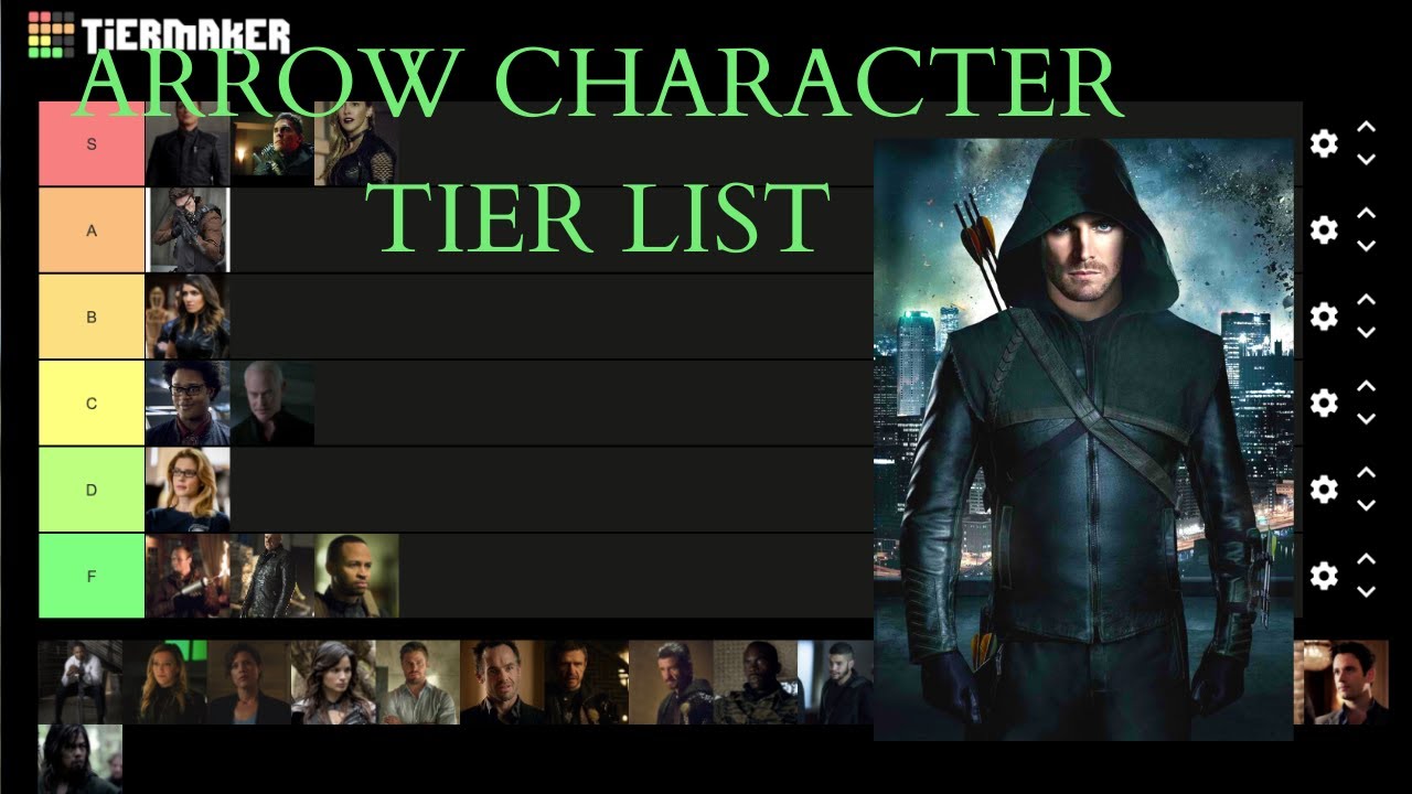 Favorite Arrow Character Tier List