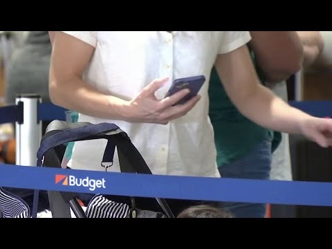 Car rental lines ease after busy weekend at Orlando airport