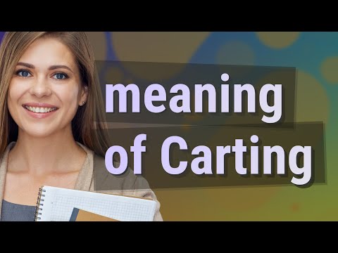 Carting | meaning of Carting