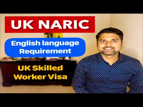 UK NARIC | Best way to prove english requirement for UK Skilled Worker VISA #uk #jobs #ukvisa
