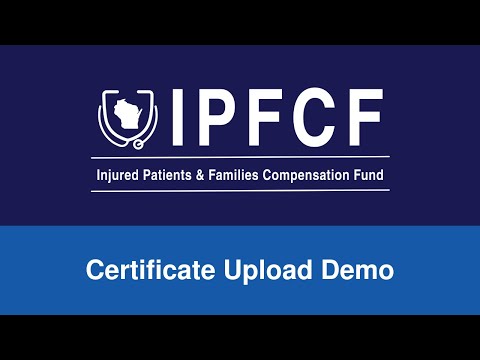 IPFCF - Certificate Upload Demo