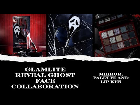 Glamlite Reveal Ghost Face Collaboration - Mirror, Palette and Lip Kit!