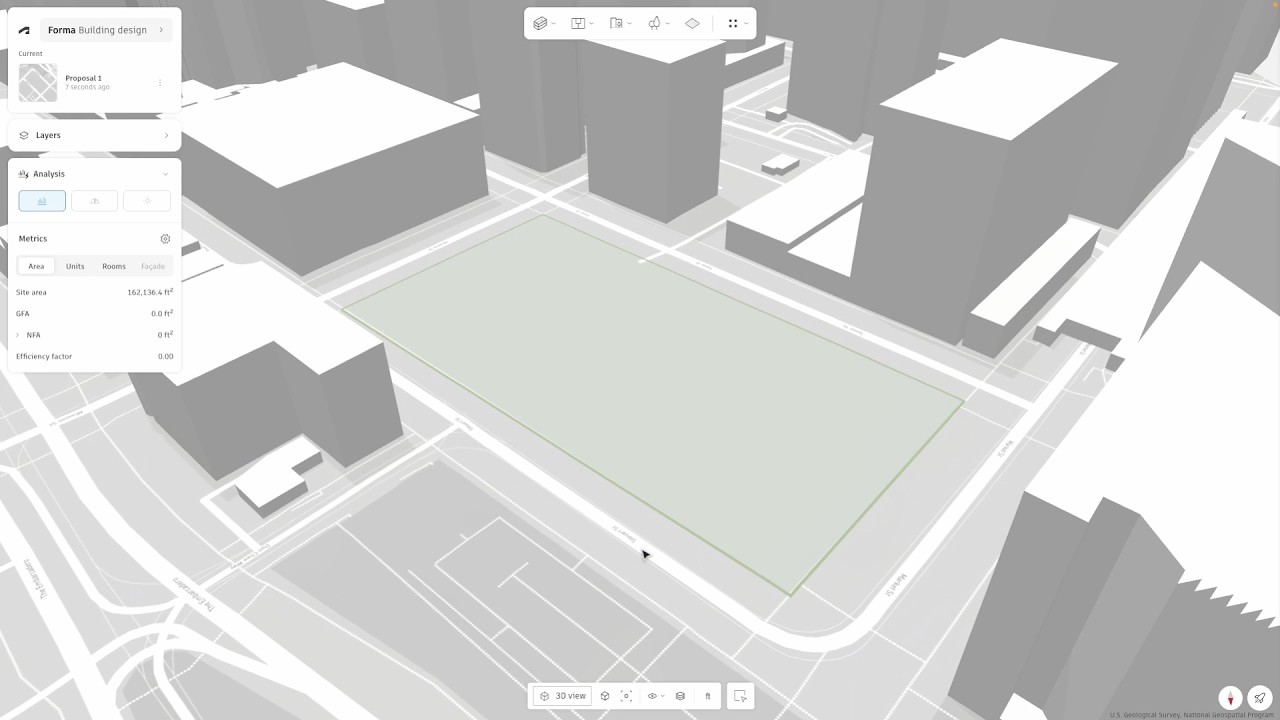 Quick start - Forma Building Design - Create a new site