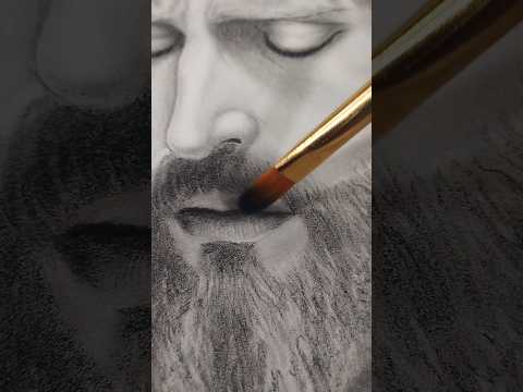 Jesus Christ Realistic Drawing Portrait #shorts #art #sketch #jesus #hyperrealism