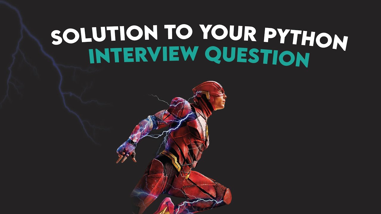A Python Coding Interview Question From Amazon
