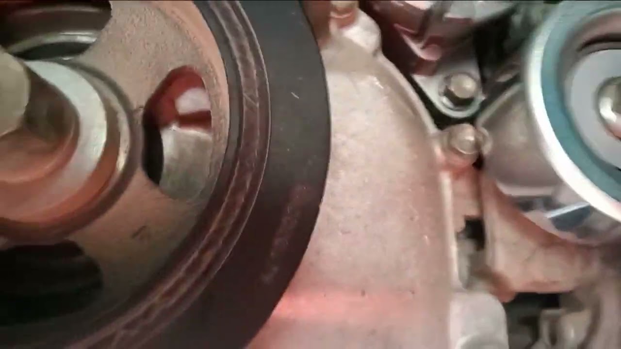 Mitsubishi outlander (tech.info)how to assymble or install outside belt and idler