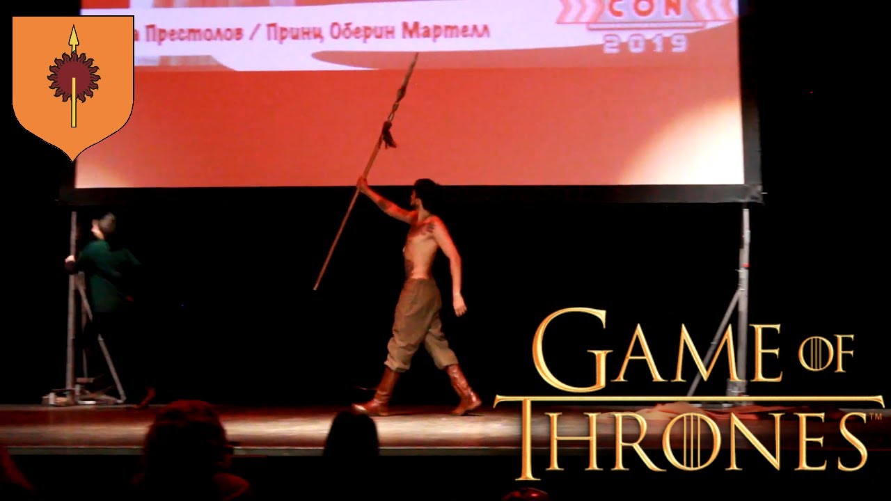 Game of Thrones Oberyn Martell Cosplay at UnityCon 2019