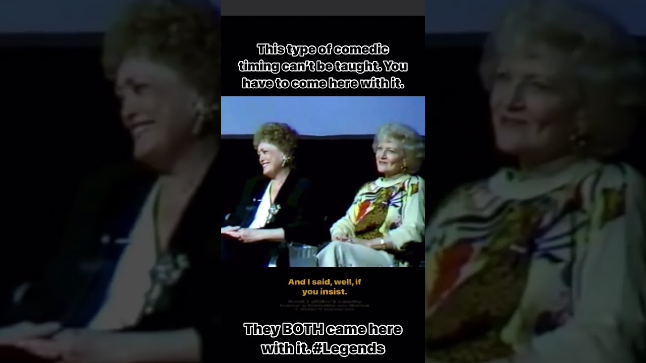 Betty White & Rue McClanahan Have A HYSTERICAL Conversation #funnyshorts  #shorts #ytshorts