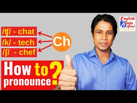 How to Pronounce 'ch' in English
