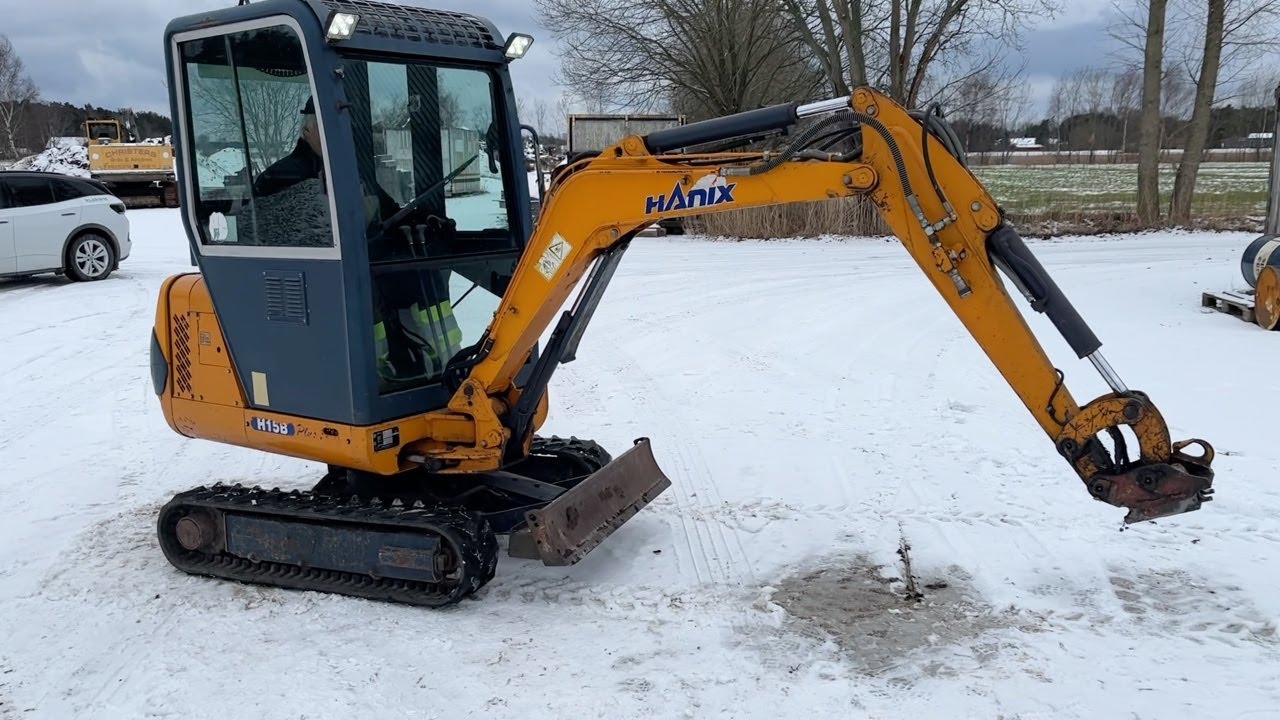 Grävmaskin Hanix H15B plus 2, Gotland, Klaravik auktioner