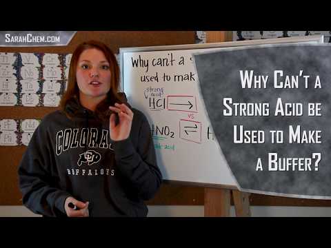 Why Can't a Strong Acid Be Used to Make a Buffer?