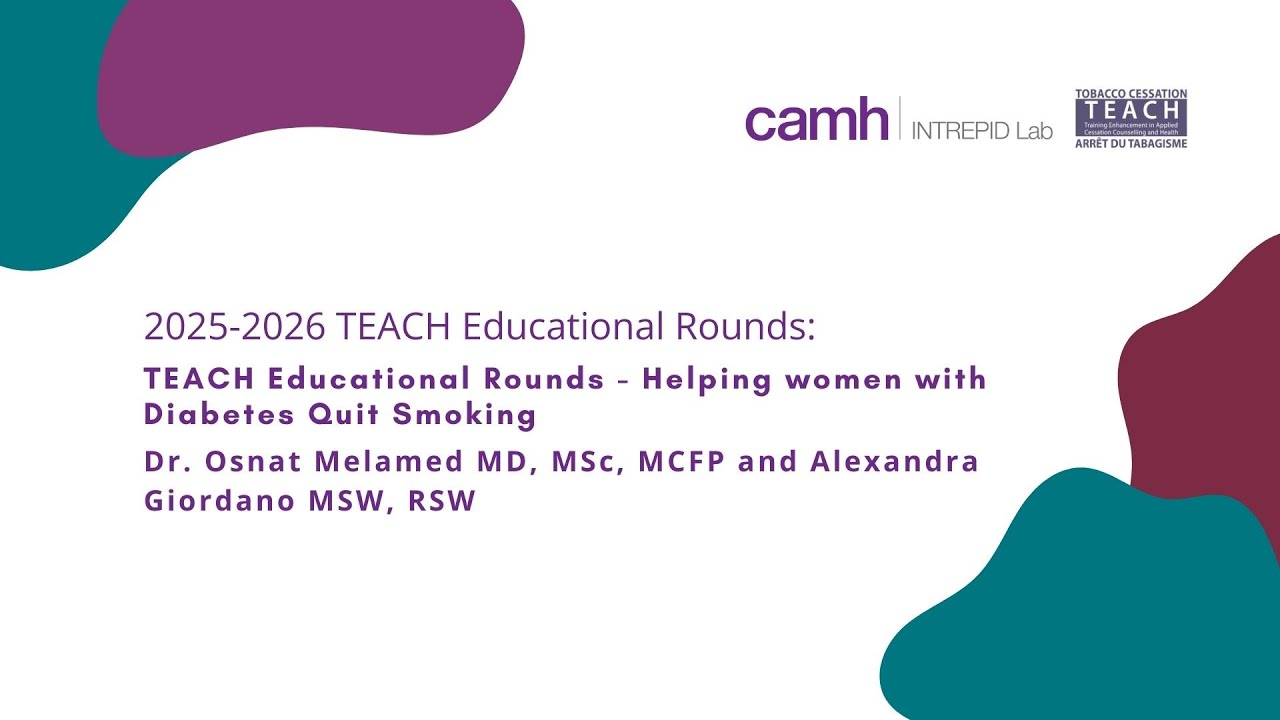 TEACH Educational Rounds: Helping Women with Diabetes Quit Smoking