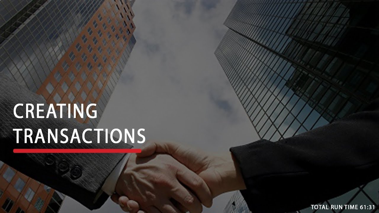 Creating Transactions