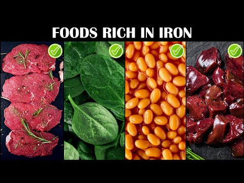 Foods Rich In Iron For Anemia |Anemia Diet |Richest Food Sources Of Iron