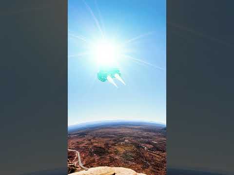 An alien space ship roaming in the earth's sky #alien #spaceship
