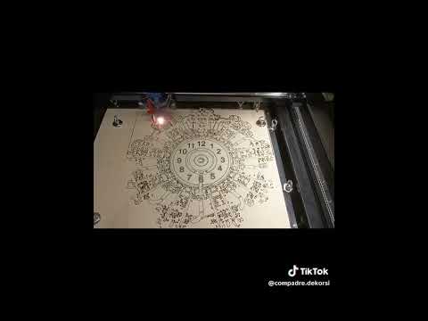 DXF file Radial Engine Clock 🕰️ (SVG)・3D printer model to download・Cults