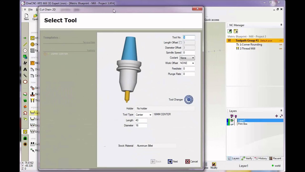 OneCNC CAD CAM Software Training 18