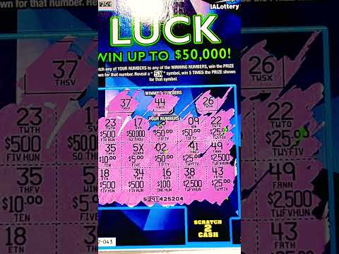 Scratched a 5x for $25! #scratchofftickets #lottery #scratching #scratc #money