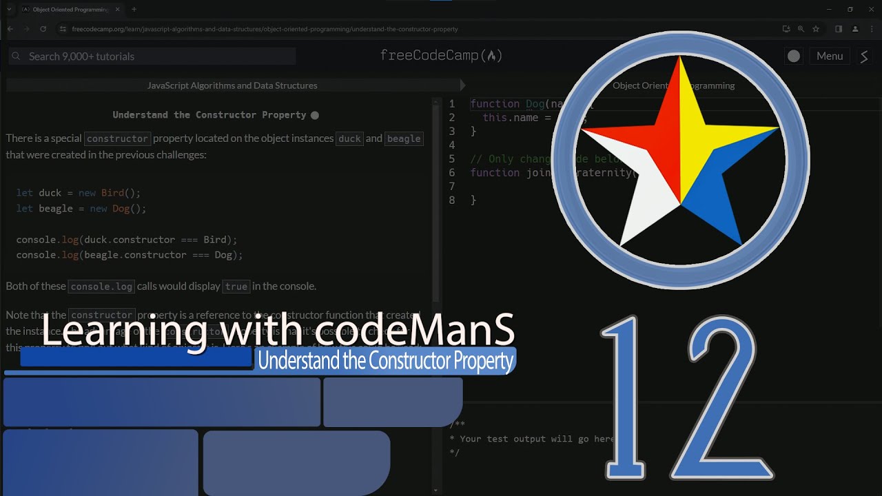 Understand the Constructor Property | freeCodeCamp | Object Oriented Programming