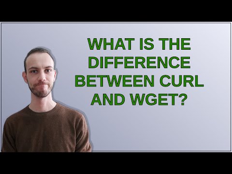 What is the difference between curl and wget?