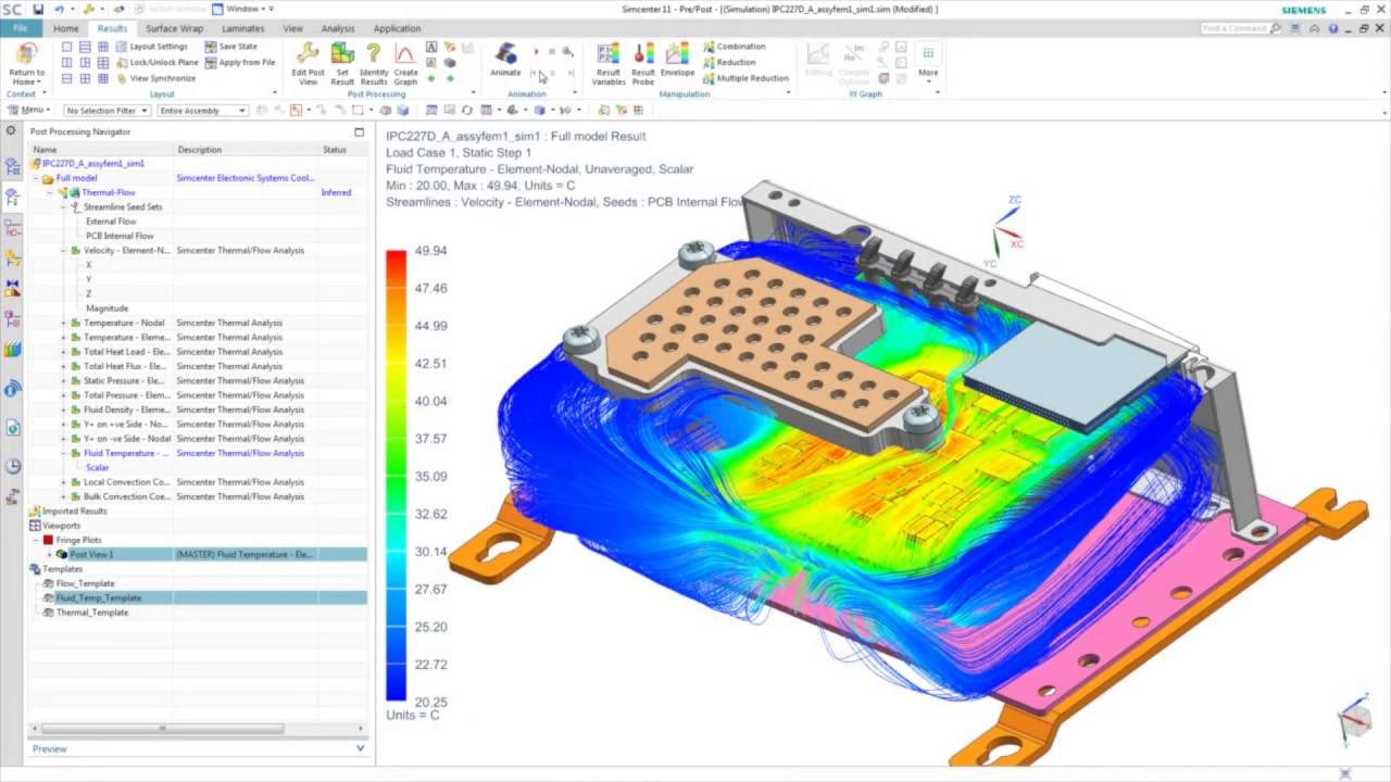 Simcenter 3D - Predict performance of cooling systems for electronics #HowToSimcenter3D