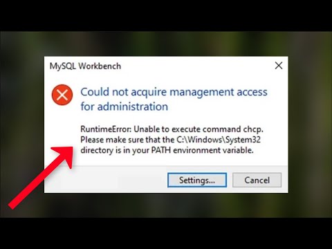 How To Fix Could Not Acquire Management Access For Administrator MySQL Workbench Error - 2022