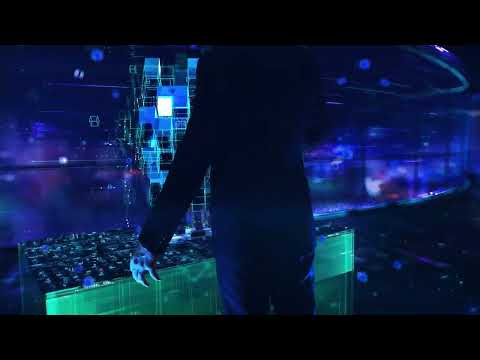 Quantum technology businessman working | Video Link