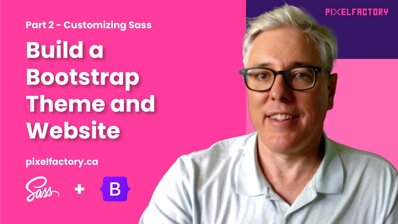 Build Bootstrap 5 website theme part 2  - Sass Customization