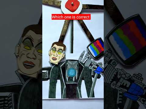 Which Upgraded Titan Cameraman Head Is Correct?Top 3 Skibidi Toilet Challenge #skibiditoilet #shorts