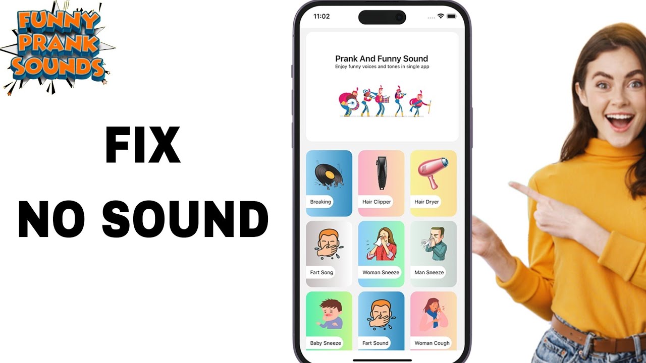 How To Fix And Solve No Sound On Funny Prank Sounds App | Final Solution