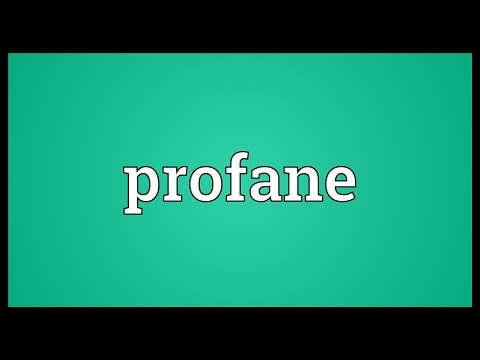 Profane Meaning