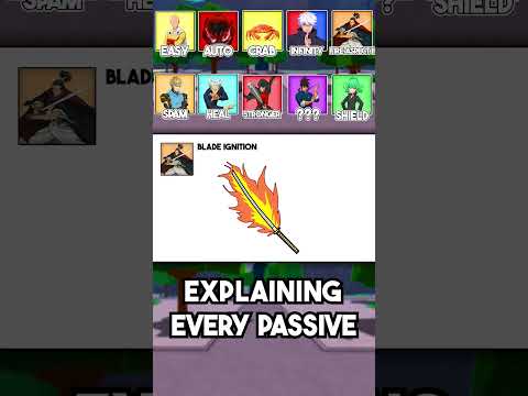 Every passive EXPLAINED In TSB (Part 3) - #animation #combo #tsb #roblox #roblox #samurai #blade