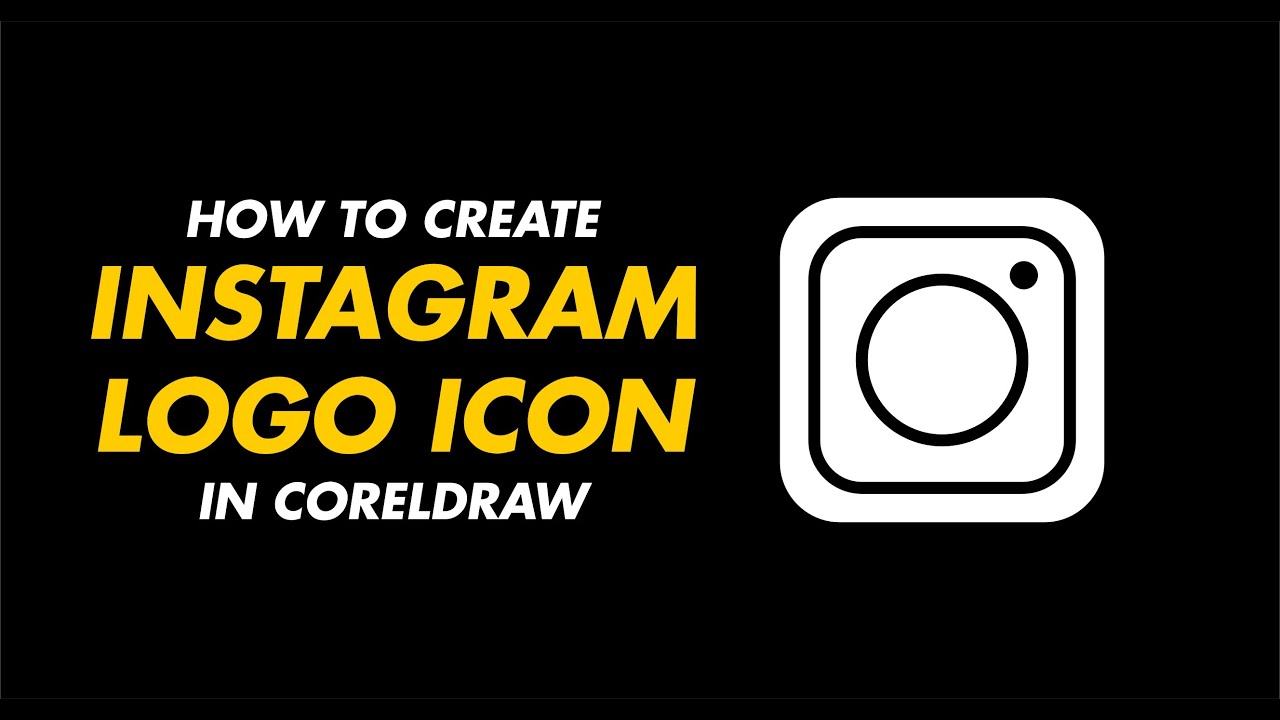 HOW TO CREATE INSTAGRAM LOGO ICON - CorelDraw Tutorial