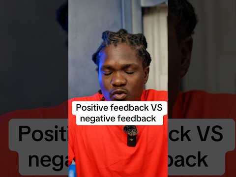 Positive feedback builds confidence. Negative feedback builds growth. Both are a blessing —