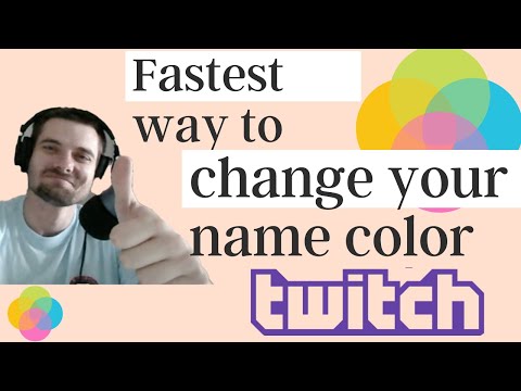 How to Change the Color of your Name on Twitch | 2 easy ways