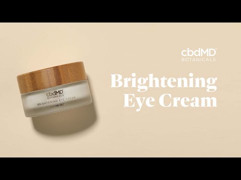 cbdMD Botanicals: How to Use Brightening Eye Cream